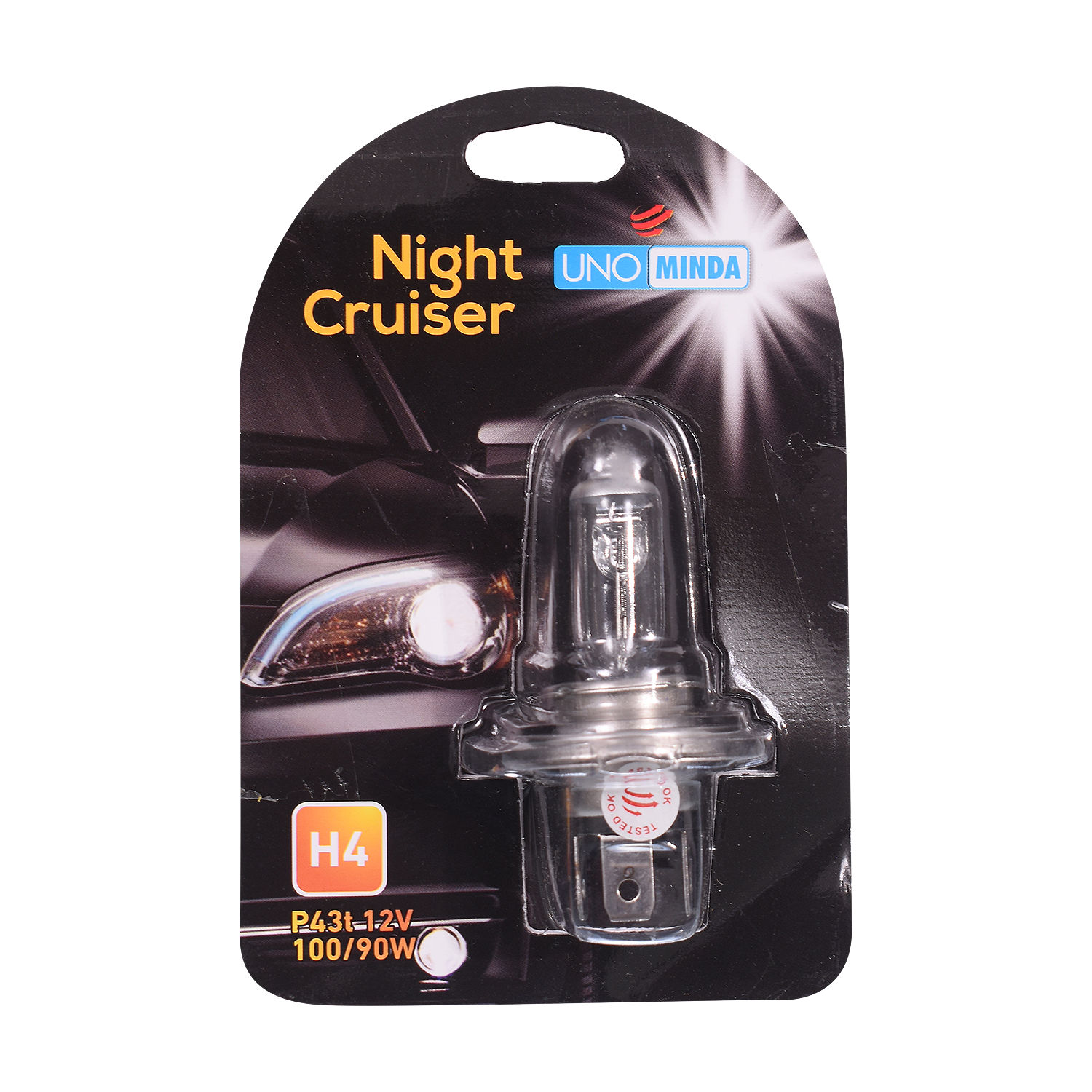 Uno Minda H4-5009B Halogen Bulbfor all Cars