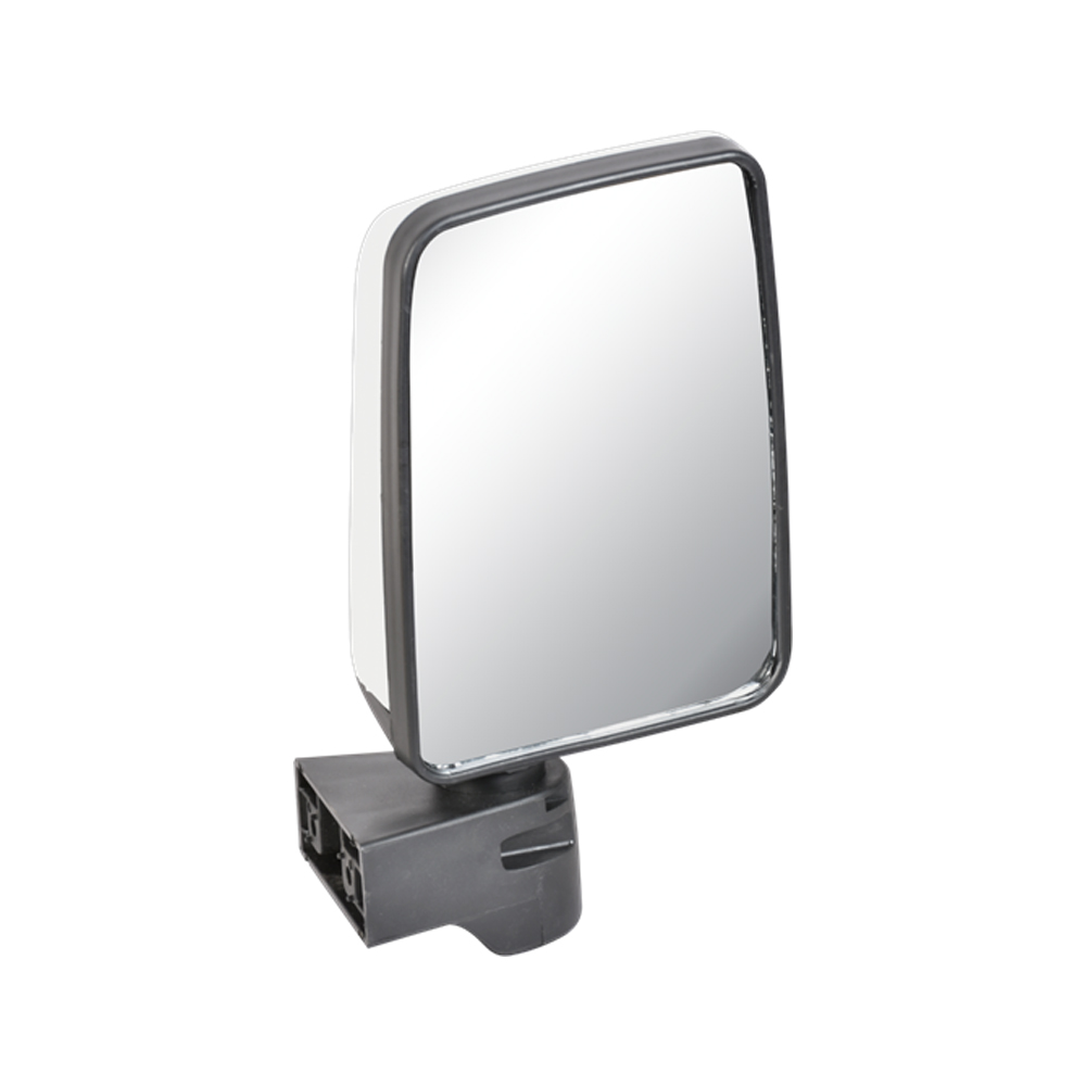 Uno Minda RV-11002R-WHT Shatterproof Glass Rear View Mirror (White ...