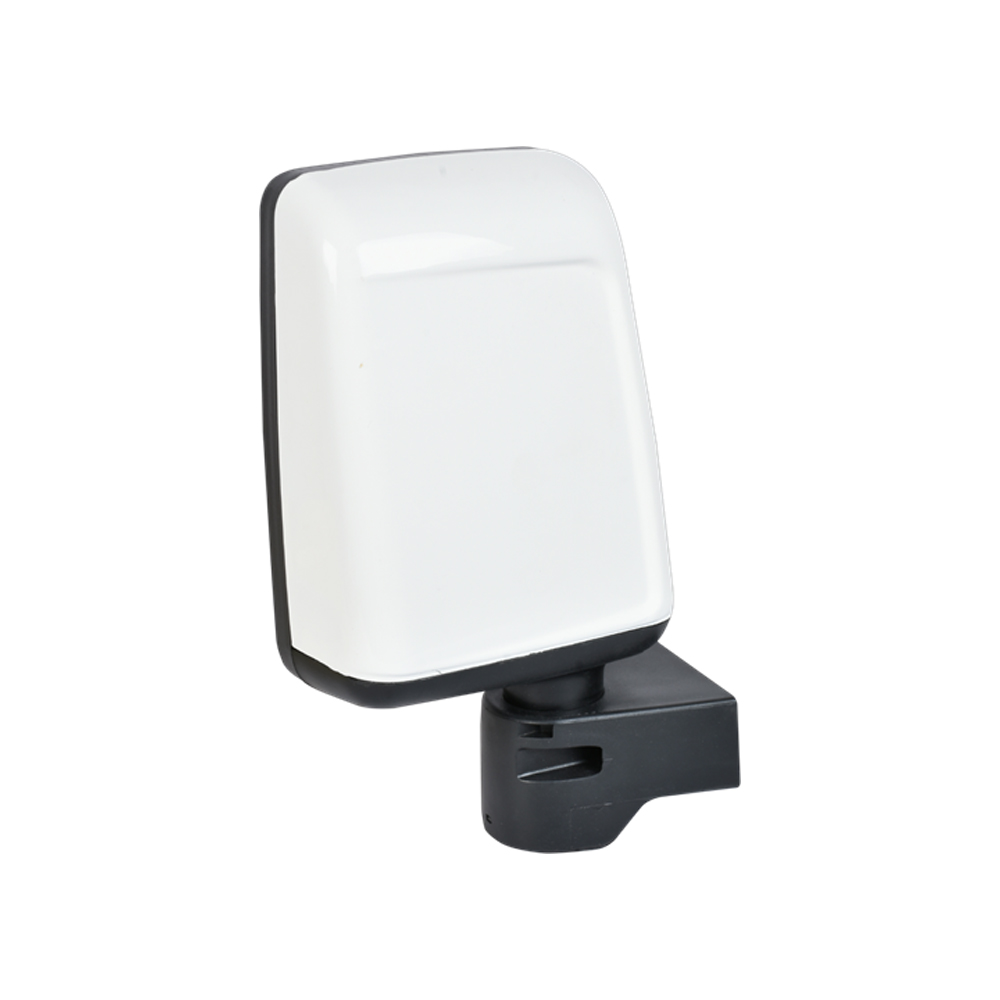 Uno Minda RV-11002R-WHT Shatterproof Glass Rear View Mirror (White ...